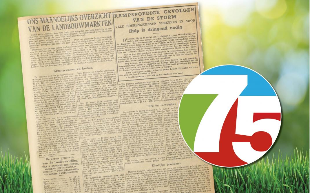 75ste jaargang Landbouwleven: ‘De watersnood van 1953, een ramp voor de landbouw’ - Landbouwleven